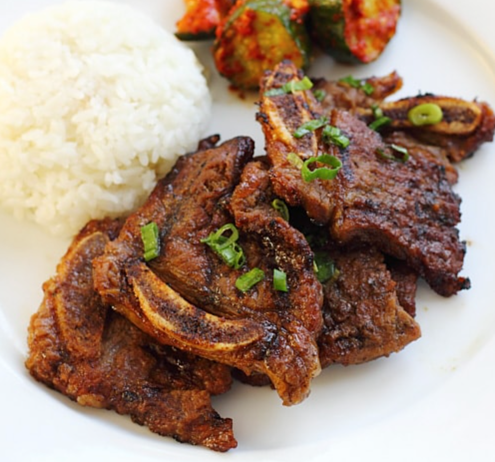 Korean Beef Short Ribs with Sticky Rice & Stir Fry Vegetables | Mission ...