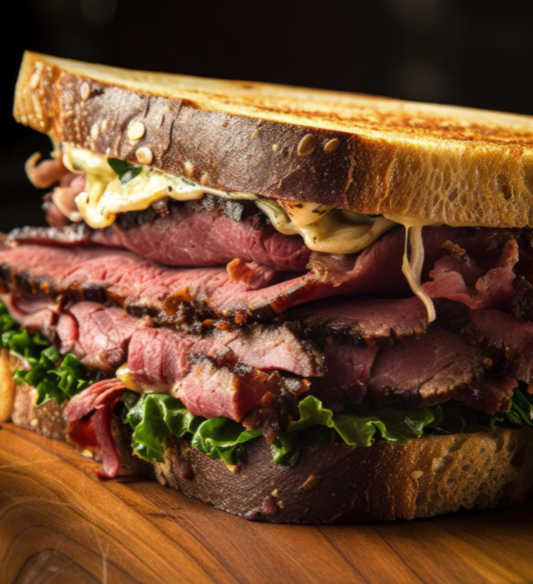 Oven Roasted Angus Beef Sandwich | Mission Works Events & Catering